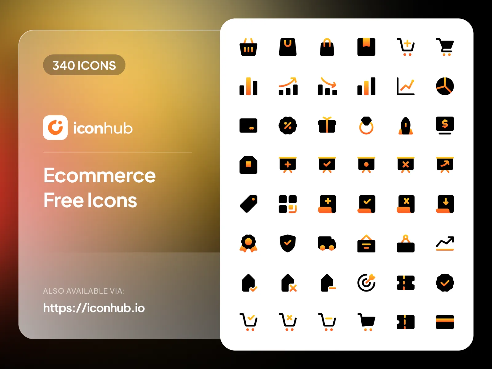 Ecommerce Free Icon Pack from Iconhub - VisualTap
